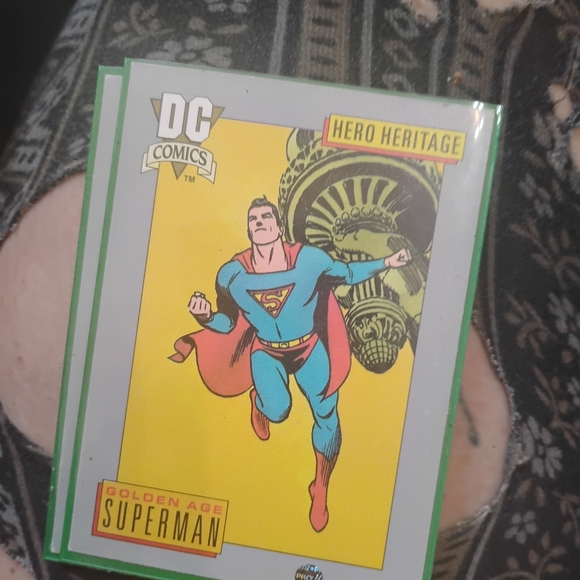 DC Comics | Other | Dc Comics Superman Hero Heritage Card | Poshmark